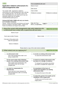C79 Form – Family Law Forms
